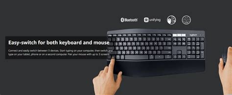 Logitech Mk850 Performance Wireless Keyboard And Mouse Combo Electronics