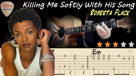 Killing Me Softly With His SongㅣEasy Fingerstyle Guitar TutorialㅣAcoustic Cover ㅣRoberta Flackㅣ