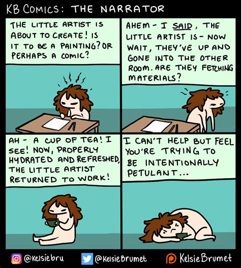 Im Just Here To Harass The Sentient British Narrator Living Inside My Brain Rcomics