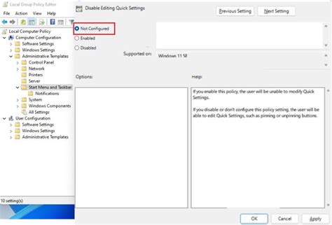 Disable Editing Quick Settings In Windows 11 Geek Rewind