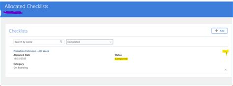 The Delete Option Is Not Displayed In The Allocated Checklist To Delete An Assigned Journey