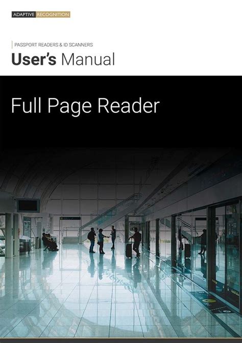 Passport Reader Software And Sdk Adaptive Recognitions Documents