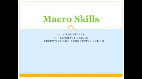 Macro Skills 1 Pptx