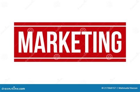Marketing Rubber Stamp Red Marketing Grunge Rubber Stamp Seal Vector Illustration Stock Vector
