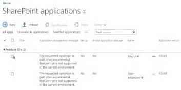 Spfx Sharepoint Framework Extensions Invalid Application Package