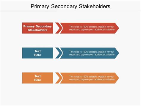 Primary Secondary Stakeholders Ppt Powerpoint Presentation Inspiration Topics Cpb Presentation