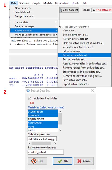 29 Memanipulasi Dataset Panduan Lengkap Analisis Statistika Menggunakan R Commander