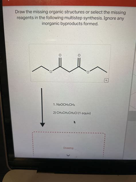Answered Draw The Missing Organic Structures Or Bartleby