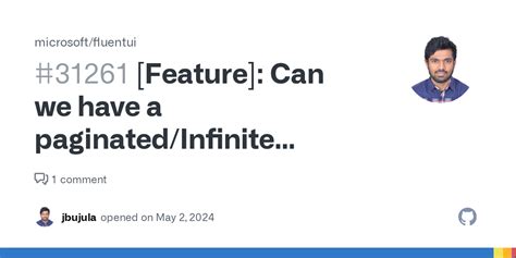 [feature] can we have a paginated infinite scrolling combobox · issue 31261 · microsoft