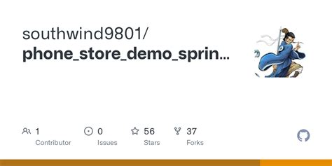 GitHub Southwind Phone Store Demo Springboot