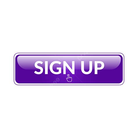 Sign Up Register Now 3d Glossy Button Vector Sign Up Sign Register