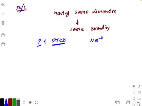 ⏩solvedstatement 1 All Physical Quantities Having Same Dimension Of Numerade