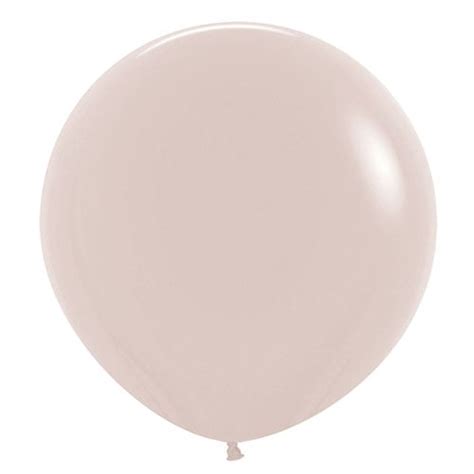 Fashion Solid White Sand Jumbo Biodegradable Latex Balloons 61cm 24