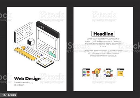 웹 디자인 개념 Isometric 웹 배너 포스터 표지 및 배너를 위한 3차원 디자인 등측투영법에 대한 스톡 벡터 아트 및 기타 이미지 등측투영법 3차원 형태