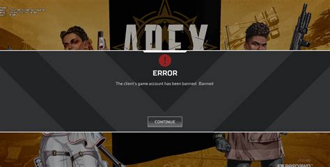 ban error apex apexlegends