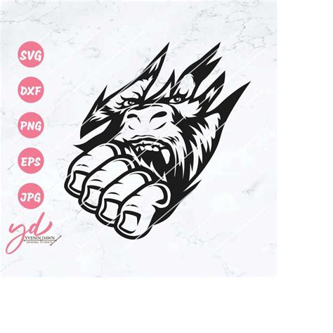 Gorilla Scratch Svg Claw Scratch Svg Gorilla Claw Svg Inspire Uplift