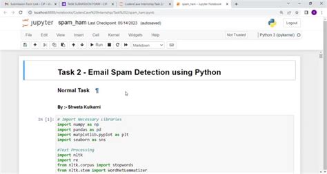 Shweta Kulkarni On Linkedin Task2 Coderscave Internship Github