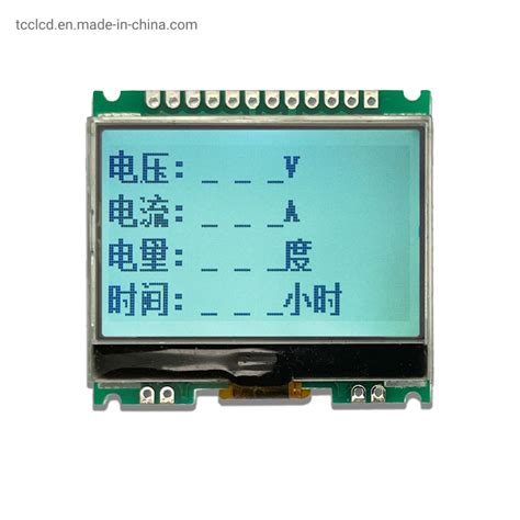 Tcc 12 Pin 12864 Dot Matrix Lcd Display Spi Interface Cog Fstn Lcd