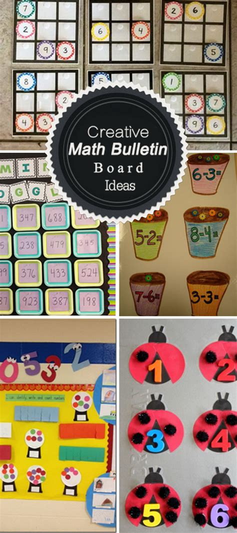 Creative Math Bulletin Board Ideas