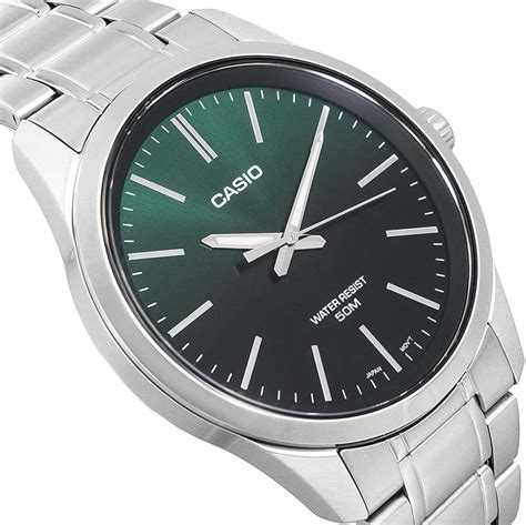 Casio Mens Analogue Quartz Watch With Stainless Steel Strap Mtp E180d 3avef Bigamart