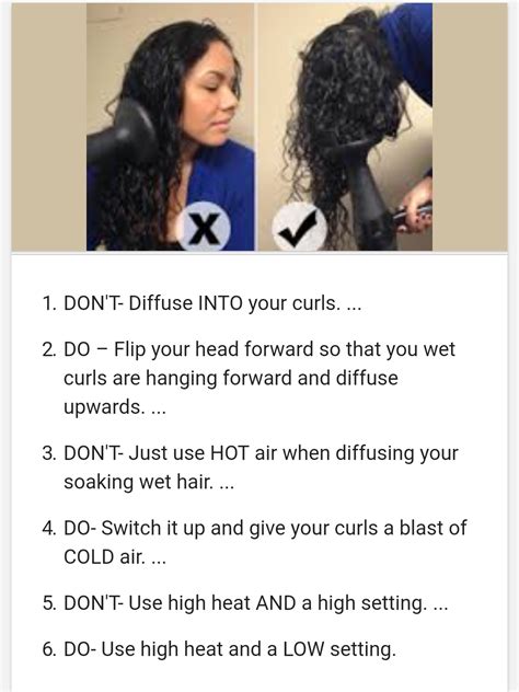 Using A Diffuser R Curlyhair