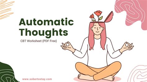 Cbt Automatic Thoughts Worksheet Pdf Free Sobertostay
