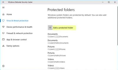 How To Enable And Use Controlled Folder Access In Windows 11