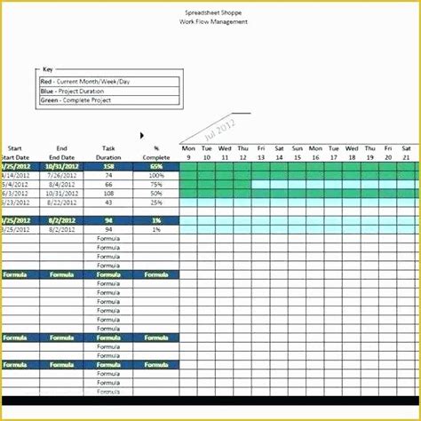 46 Free Gantt Chart Template Word Heritagechristiancollege