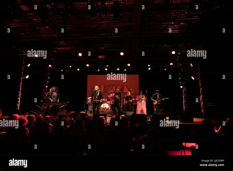 Lead Singer Shane Howards Of The Goanna Band Perform Live Onstage For The 40th Anniversary Of