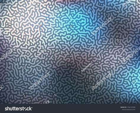 Reactiondiffusion Turing Pattern Formation Generative Algorithm Stock Vector Royalty Free