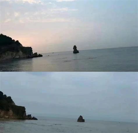 青岛石老人海蚀柱上半部分坍塌？崂山区回应凤凰网青岛凤凰网