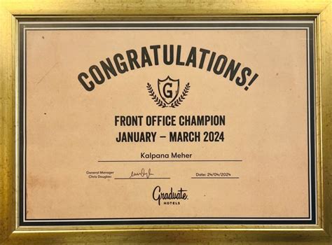 Kalpana Meher On Linkedin Thank You For The Recognition “front Office