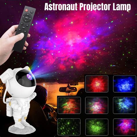 갤럭시 스타 프로젝터 별이 빛나는 하늘 야간 조명 우주 비행사 램프 홈 룸 장식 침실 장식 조명기구 선물 신제품 Aliexpress