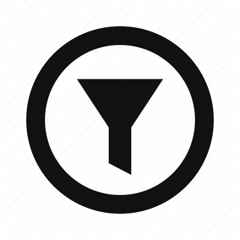 Filter Funnel Material Order Round Sort Ui Icon