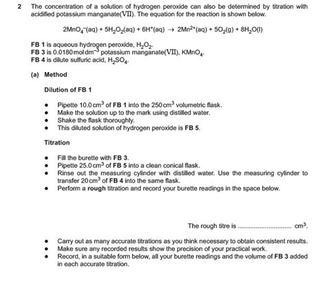 Titration Question Ralevel