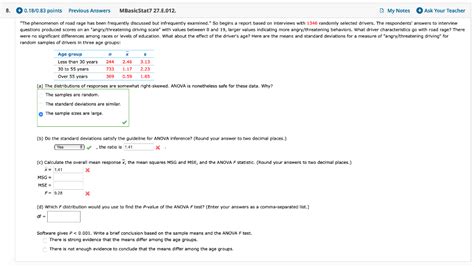 Solved 8 0 18 0 83 Points Previous Answers MBasicStat7 Chegg Com