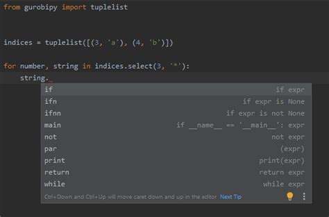 Python Api Tuplelist Type Hinting Gurobi Help Center