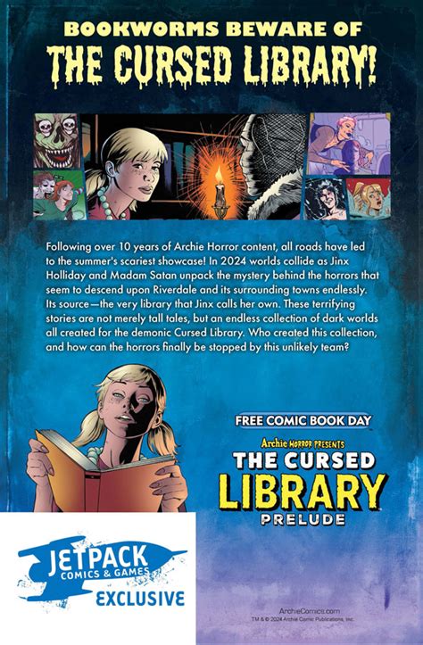 The Cursed Library Jetpack Comics 2024 Fcbd Exclusive Ships 51324 Jetpack Comics And Games