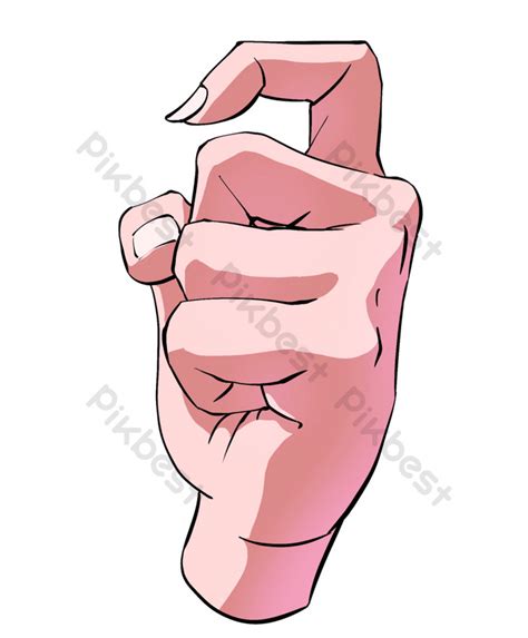 Bent Index Finger Gesture Png Images Psd Free Download Pikbest