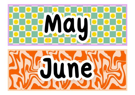 Cute Classroom Month Classroom Days Classroom Decor Hippie Classroom Theme Retro Themed
