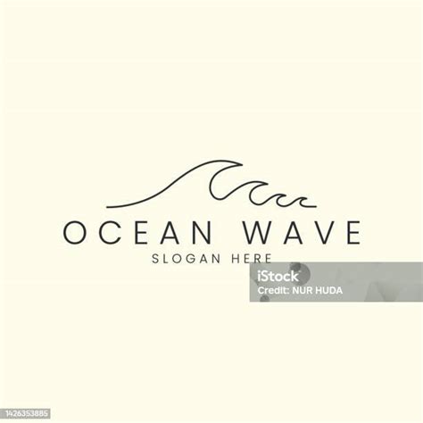 바다 선형 미니멀리스트 스타일 로고 벡터 아이콘 템플릿 일러스트 레이 션 디자인 파도 물 태양 바다 로고 디자인 0명에 대한 스톡 벡터 아트 및 기타 이미지 Istock