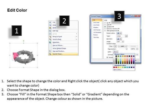 Ppt Components Of Circular Process Layout PowerPoint Templates