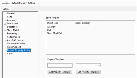 Custom Part Properties
