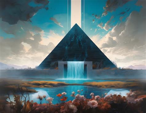 Premium Photo A Floating Rectangle Very Bright White Light Enlightening