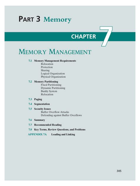 Memory Management Operating System 1 326 392 Pdf