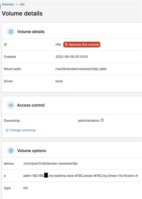 Trouble Migrating Container Data To Nfs Share Rportainer