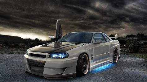 Skyline R34 Wallpaper Wallpapersafari
