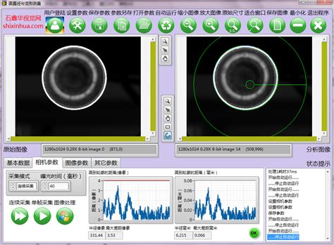 Labview Vision圆直径与变形测量系统 视觉系统 Labview视觉 机器视觉 图像处理 工业相机 工业镜头 机器视觉光源 电源控制