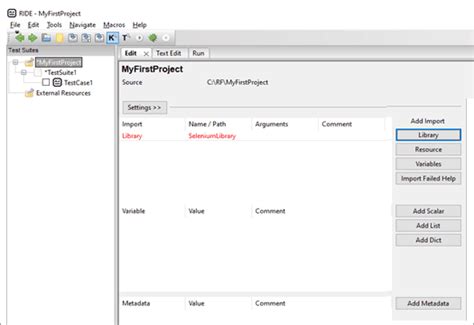 Getting Started With Ride Robot Framework Ide