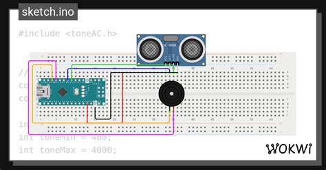 Ultrasonic Range Finder W Nano Wokwi Esp32 Stm32 Arduino Simulator